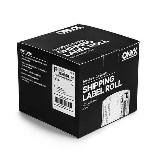 Thermal Shipping Label Rolls – ONYX Products®