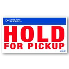 Priority Mail Express Hold For Pickup Label, 10/pack – ONYX Products®