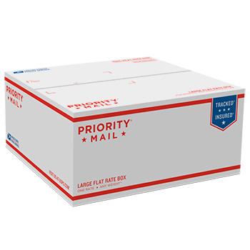 Priority Mail Large Flat Rate Box, 12 1/4" x 12 1/4" x 6", 25/pack ...